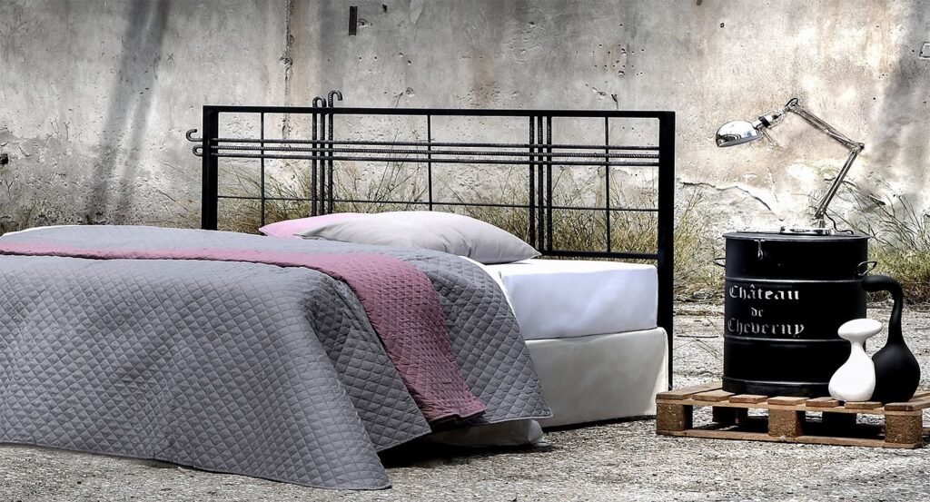 PANDORA Industrial Metal Bed Frame by VOLCANO
