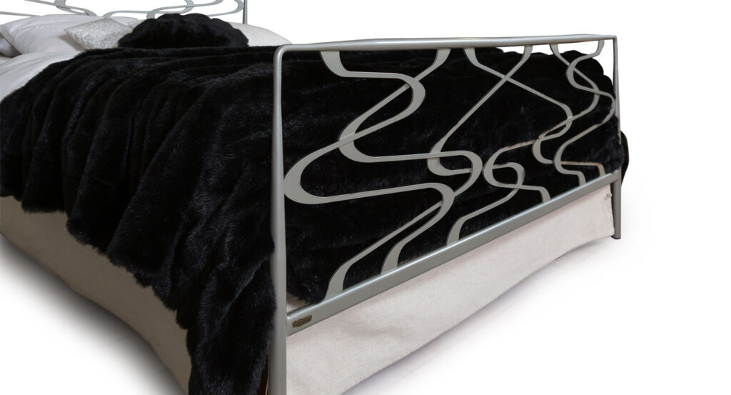 AEGEAN Iron Bed Frame - Greek Archipelago Inspired | Volcano