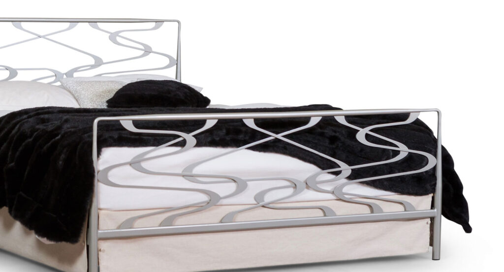 AEGEAN Iron Bed Frame - Greek Archipelago Inspired | Volcano