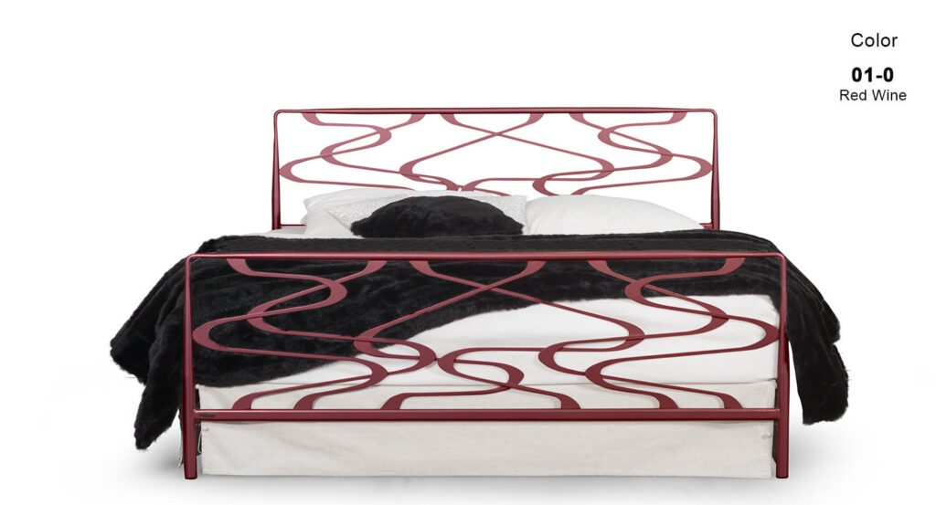 AEGEAN Iron Bed Frame - Greek Archipelago Inspired | Volcano