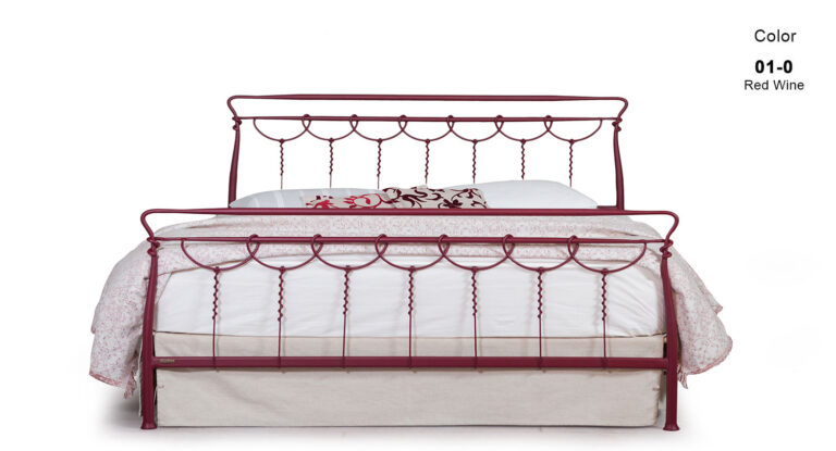 CLIO Metal Platform Bed - Artisan Crafted Elegance | Volcano