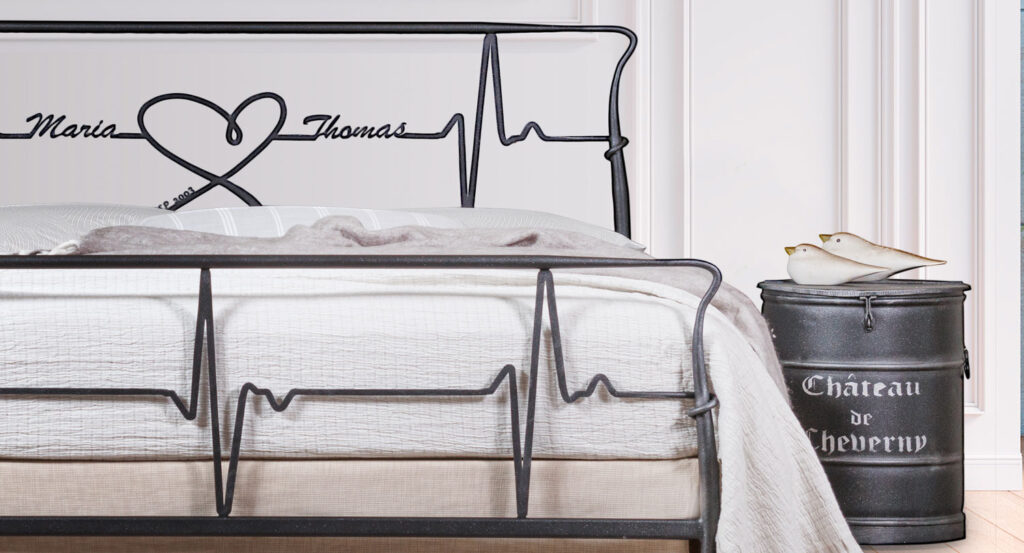 HEARTBEAT Custom Bed Frame - 100% Handmade by Volcano